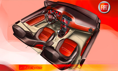 fiat bravo hgt interior